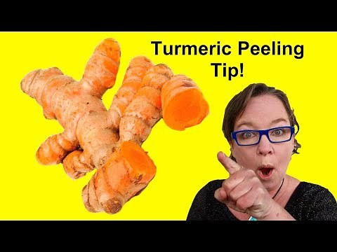 ✅ Turmeric Tip for Peeling and Slicing
