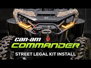 Can-Am Commander - Street Legal Kit Install | WD ELECTRONICS