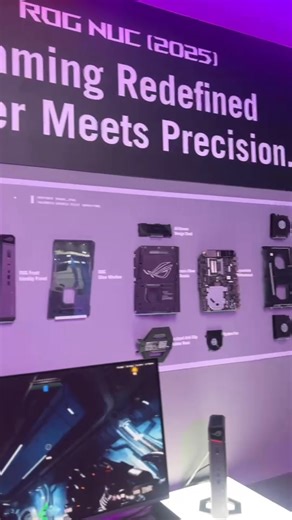 2.6K views · 21 reactions | Power + Precision = Perfection?! Yess! This is it—the #ROG NUC at @ Computex2025 Are you in for your next gaming upgrade?  #ROGNUC2025 #GameChanger #NextGenGaming | ASUS Republic of Gamers | Facebook