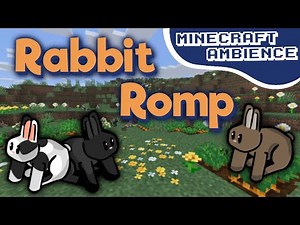 Rabbit Romp 🐇 20 Minutes of Peaceful Minecraft Meadow Ambience