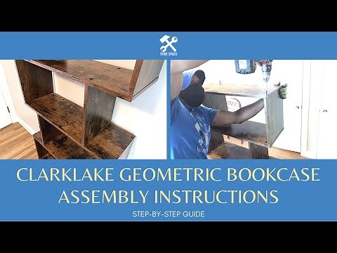 VASAGLE Wooden 5-Tier Bookcase Assembly (5-Tier Display Shelf/Room Divider, Freestanding Decorative