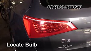 Brake Light Replacement: 2011 Audi Q5 Premium Plus 3.2L V6