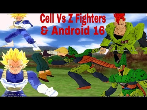 Cell Vs Z Fighters & Android 16🔥| DBZ Budokai Tenkaichi 3 (Android Saga) |