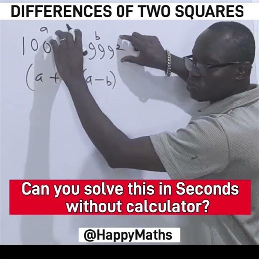Can you solve this in seconds without a calculator?