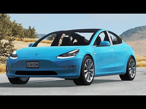 Tesla Model 3 Showcase [Beamng.Drive]