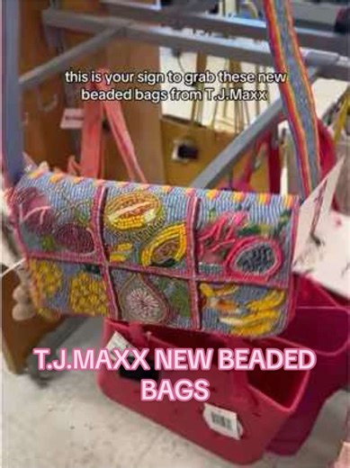 beaded bag girlies… this is your sign 👜✨to RUN! @TJ Maxx absolutely understood the assignment with these new bags 😏 they are the cutest trio!!!!! #tjmaxx #tjmaxxfinds #tjmaxxshopping #tjmaxxshopwithme #tjmaxxbeadedbag viralfinds