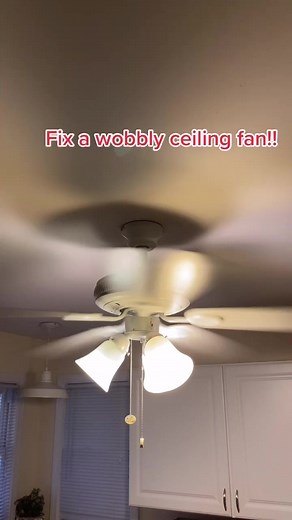 How to Fix a Wobbly Ceiling Fan