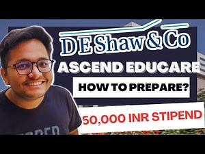 (DON'T MISS) DE SHAW Fellowship | Ascend Educare Program 2023 | OFFCAMPUS