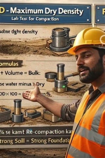 MDD vs FDD Explained in 1 Minute | Field Dry Density & Compaction Test Simple Trick#MDDvsFDD#sitewor