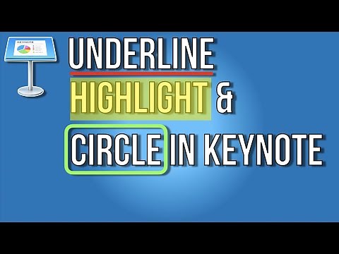 How to Underline, Highlight, & Circle in Keynote | Apple Keynote Tutorial