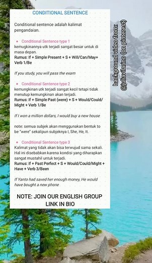 Learning English: Understanding Conditional Sentences