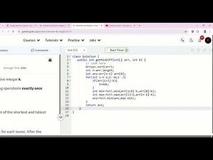 Minimize the Heights II Practice GeeksforGeeks Google Chrome 2025 09 12 09 52 42