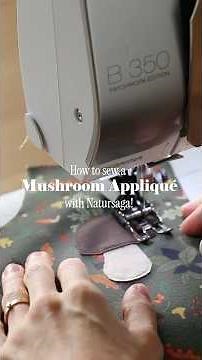 Easy Mushroom Appliqué Tutorial + FREE Pattern! #sewingtutorial #sewingtips #sewingpatterns