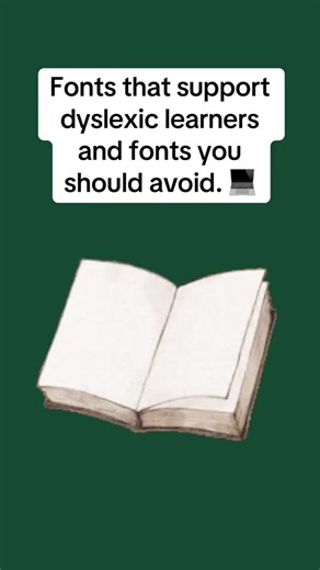 175K views · 566 reactions | Being inclusive of dyslexic pupils and ensuring our classrooms are set up to meet the needs of these learners is super important. These are some of the better fonts to use to ensure texts are accessible for those with dyslexia, as well as some of the fonts that are best avoided. #dyslexia #classroomtips | Twinkl Resources | Facebook