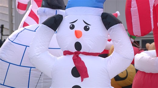 From Santa and Mrs. Claus under the mistletoe to Snoopy and Woodstock finding the perfect Christmas tree, this holiday display has it all. https://www.ketv.com/article/omaha-home-features-inflatables/69823027 | KETV NewsWatch 7