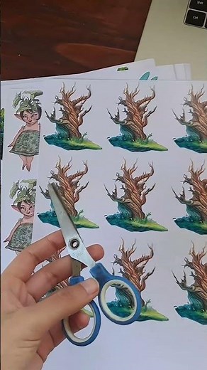 how to turn your art into stickers! online pdf guide + sticker sheet templates!