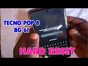 How to reset a Tecno Pop 8 Android phone: find out in this well-explained tutorial