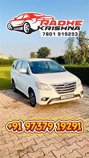 B.K.AHIR on Instagram: "💳 *Reg.No. :-*GJ14AA8901 🏭 *Make :- TOYOTA 🚘 *Model : INNOVA 🗓 *Year :-*2015.12 🚘 *Version :-*2.5V ⛽ *Fuel:- DIESAL 🎨 *Colour :-* WHITE 🔑 *Chavi. =°* 2 👤*Onar. :-* 2 📃 Insurance ..NILL ⚙️*4 Tayer :-* NEW ⌨️ *Ac :-* cheeld 📶*Km :- 125000 #bhavnagar #usedcars #soldout #usedcarsforsale #new #vayralreels #vayralvideo #bhavnagarnimoj #diesal #bhavnagarstate #toyota #talaja #mahuva #una #veraval #junagadh #dwarka #jamnagar #morbi #limdi #rajkot #rajkot_instagram #rajk