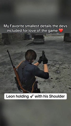 Which are the smallest details that you might’ve found? These three are my favorite so far, with Leon babygirling his flashlight on his ear to shoulder, Grace feeling the knockback recoil of the Requiem when she shot it, and Leon’s Point blank finishers when an enemy gets too close 🔥 #residentevilrequiem #residentevil9 #residentevil | Tasty Husbands