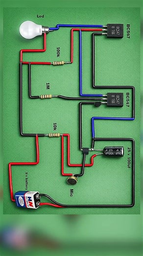 How to Make Sound Activated Light #digitalcircuitry #tinycircuits