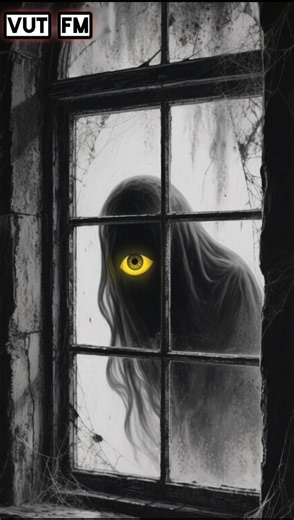 The Haunted Window That Trapped Them Forever 👁️🏚️ #HorrorStory