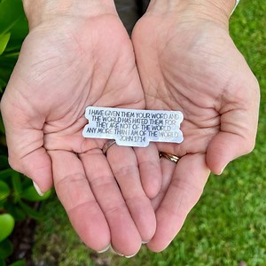 Not of This World Scripture Sticker - UV/ Waterproof Vinyl Sticker/ Choice of Size, Water Bottle, Laptop, Car Window & More - Etsy