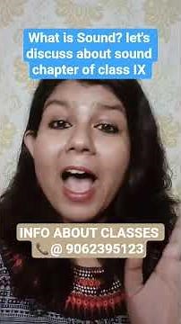 Class 9 Sound Chapter Explained | What is Sound? Easy Science Tips #class9 #sound #sciencefacts