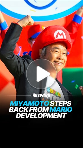 The Respawn on Instagram: "Game director and Mario creator Shigeru Miyamoto has revealed that he’s stepping back from Mario development. In an interview with Japanese outlet Casa Brutus, the 72-year old spoke about his role changing at Nintendo, and that they have “teammates who help maintain the world of Mario, so I entrust much of it to them.” But, he said that he still ensures each game has the “Mario-ness” that has defined the series, saying that he “always personally play through about the 