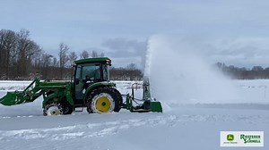 37K views · 375 reactions | The storm in Pulaski dumped a lot of snow but this John Deere 4052R with a 440R Loader and a Frontier SB1174 Rear Snow Blower handled it like a champ! #JohnDeere #RandS #Pulaski #Wisconsin #Winter #SnowRemoval | Riesterer & Schnell | Facebook