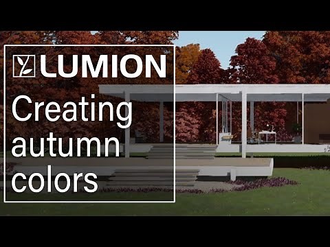 Lumion 12 tutorial: How to surround your designs with an autumn feeling
