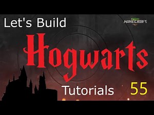 Lets Build Hogwarts in Minecraft Tutorials Part 55. Landscaping part 6