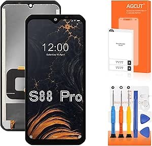 for Doogee S88 Pro/S88 Plus Screen Replacement for Doogee S88 Pro LCD Display Digitizer Touch Screen Assembly Repair Parts 6.3"