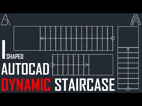 AutoCAD Dynamic Staircase Tutorial 1