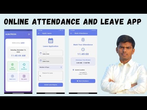 Employee Attendance & Payroll Management App | Location-Based System | Attendance, Leave & Payslip