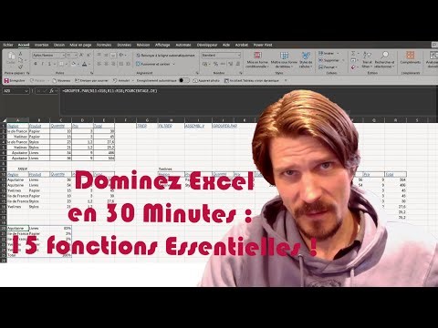 Dominez Excel en 30 Minutes : Maîtrisez 15 Fonctions Essentielles !