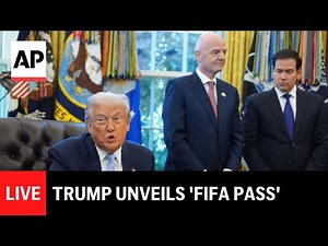 LIVE: Trump unveils 'FIFA Pass' to help World Cup travelers get visas faster