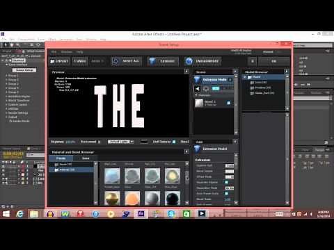 How to Use Element 3D in After Effects (cc. cs6 ect.)
