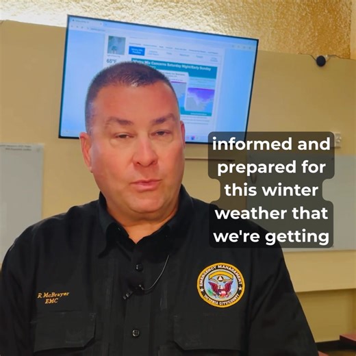 ❄️ Friendly Reminder from Emergency Management Coordinator Rick McBrayer ❄️ As cold temperatures approach, take steps now to protect what matters most: People – Check on elderly neighbors, family, and friends. Pets – Bring pets indoors and provide warm shelter. Pipes – Insulate exposed pipes and let faucets drip to prevent freezing. Plants – Cover or bring plants inside to protect from frost. A few simple steps can help keep you, your home, and our community safe during cold weather! 🥶 📢 Updat