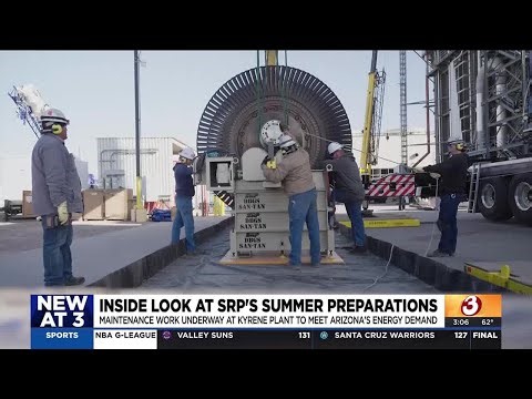 Work underway at SRP plant to meet Arizona's energy demand