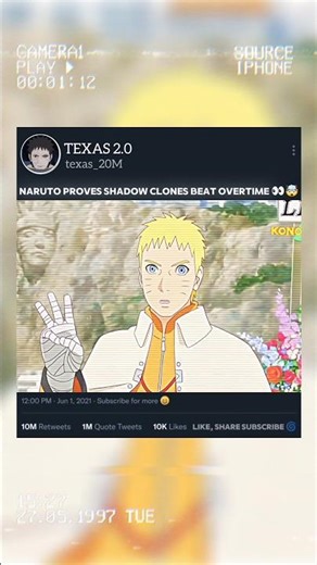 Naruto proves Shadow Clones beat overtime 👀🤯