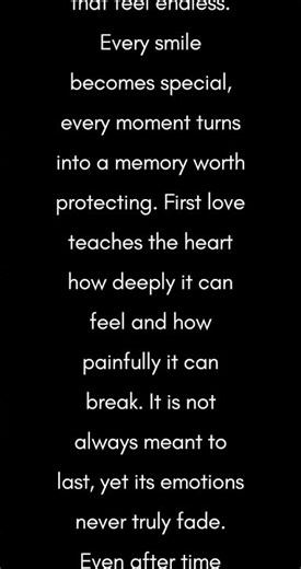 first love | Speak fast and clear | reading challenges