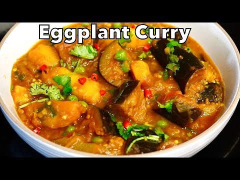 How To Make A DELICIOUS EGGPLANT POTATO CURRY | Aubergine Potato Curry | Baingan Aloo Ki Sabzi