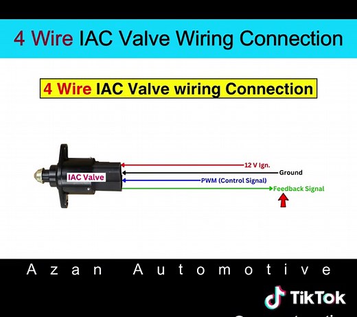 4-Wire IAC Valve Wiring Connection