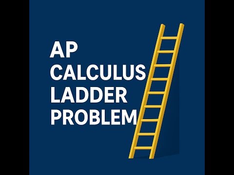 AP Calculus Ladder Problem | Related Rates & Implicit Differentiation Explained