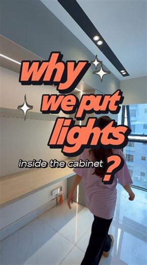 Lights are essential when we use out cabinet, thats why we put lights where its needed and it also usefull at night as well as when somebody sleeping. #interiordesign #lights #Bangladesh #residentialinteriors #moderninteriordesign | Seven Hill Interior