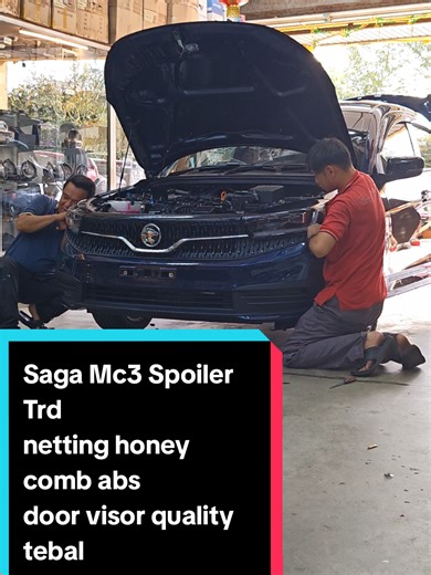 Saga Mc3 Spoiler TRD Door Visor Netting Overview