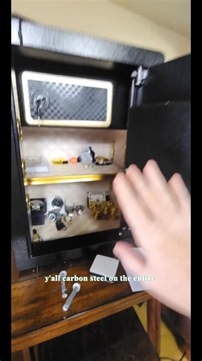 RXDSAFE Large Safe Box with Digital Keypad, Electronic Lock, Smart Alarm System, and Dual Security Includes Fireproof Bag & Inner Locking Cabinet for Home, Office, and Business