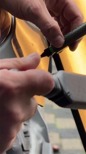 Dent repair on a mini cooper fender #dentrepair #pdr #paintlessdentrepair #viral #foryou