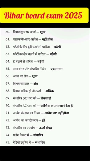 12th Physics Chapter 2 One Liner MCQ | विद्युत आवेश एवं क्षेत्र | Board Exam 2025 l