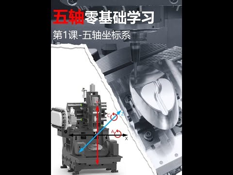 本期视频是学习五轴加工的关键所在，一定不要错过！